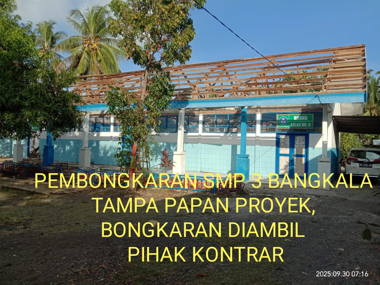 PIHAK KONTRAKTOR DIDUGA MEMBAWA SENG BONGKARAN TAMPA SEISIN PIHAK ...
